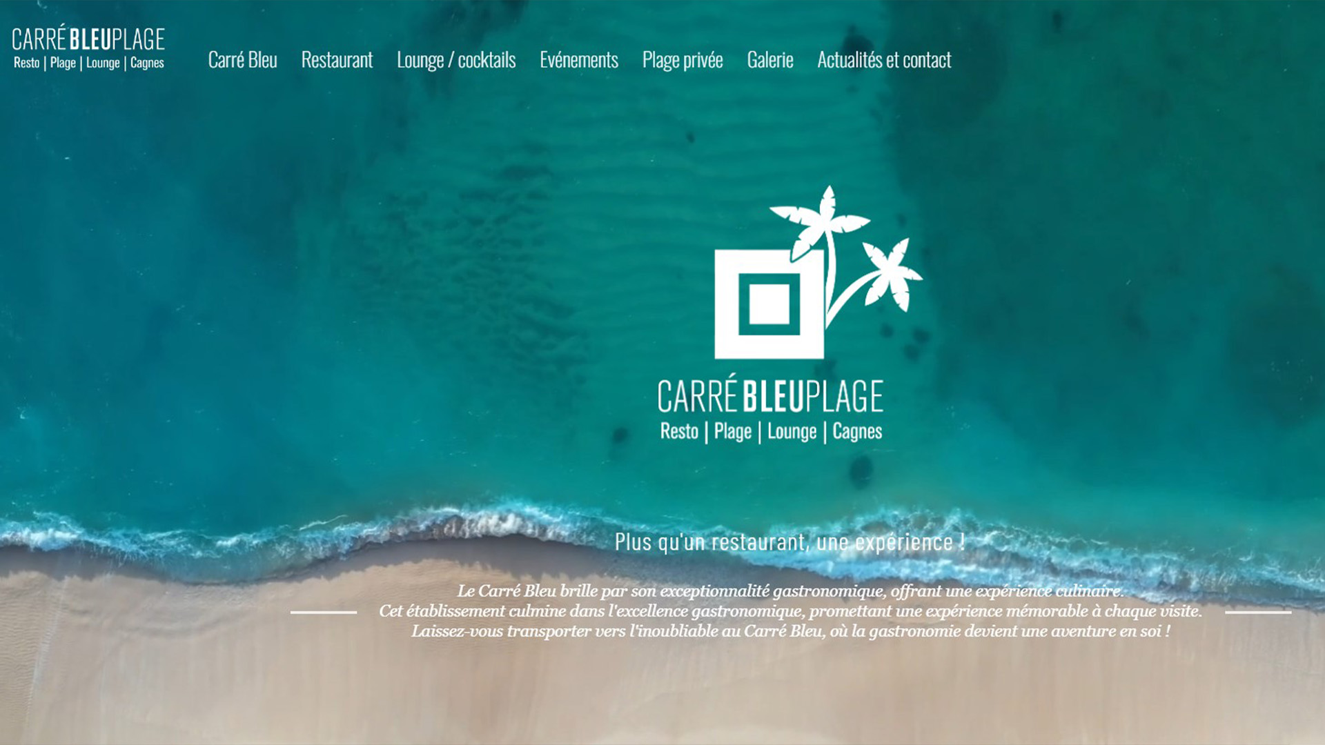 Le Carré Bleu : restaurant Cagnes-sur-Mer, plage privée Nice (06 ...